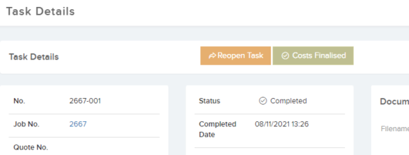 Job Costs - Trackplan Knowledgebase