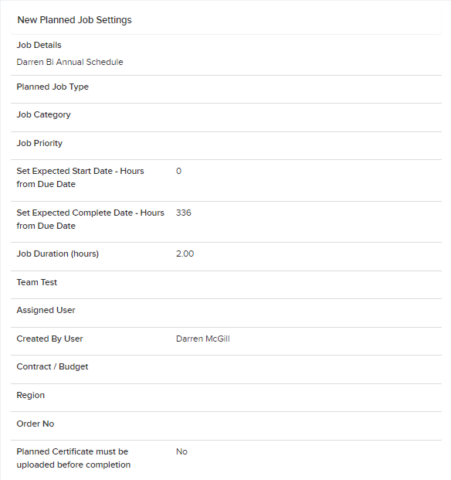 Planned Schedules - Trackplan Knowledgebase