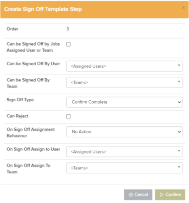 Job Sign Off Workflows - Trackplan Knowledgebase